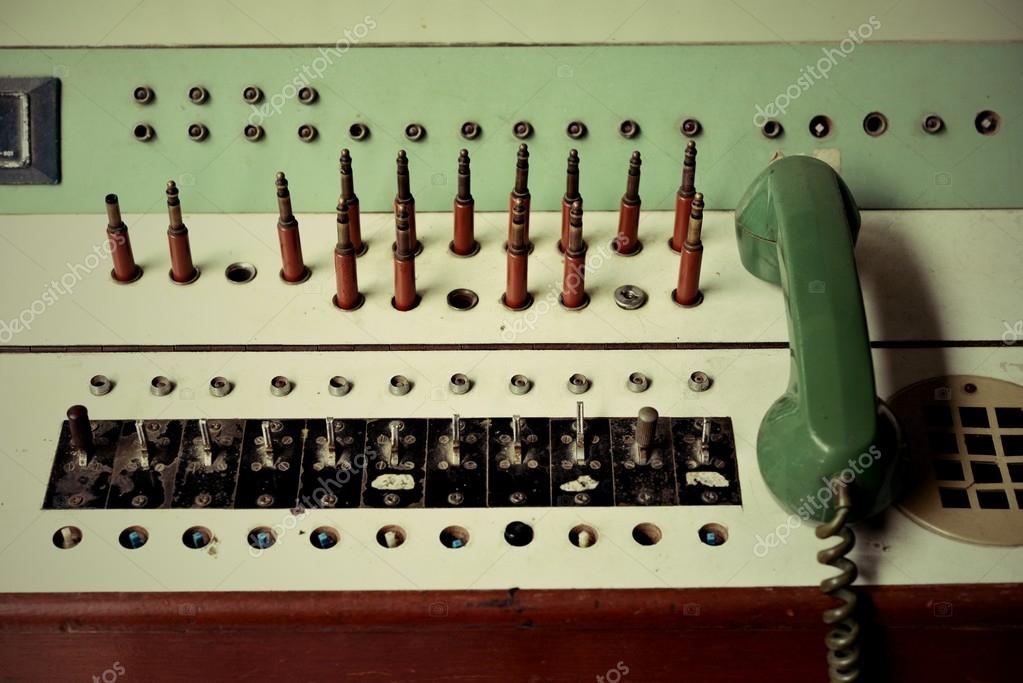 Machine communication retro and machine communication vintage Stock ...