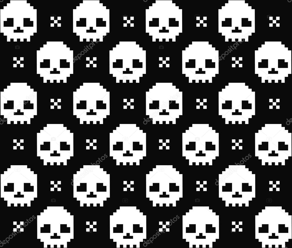 Skull texture — Stock Vector © amid999 #85141136