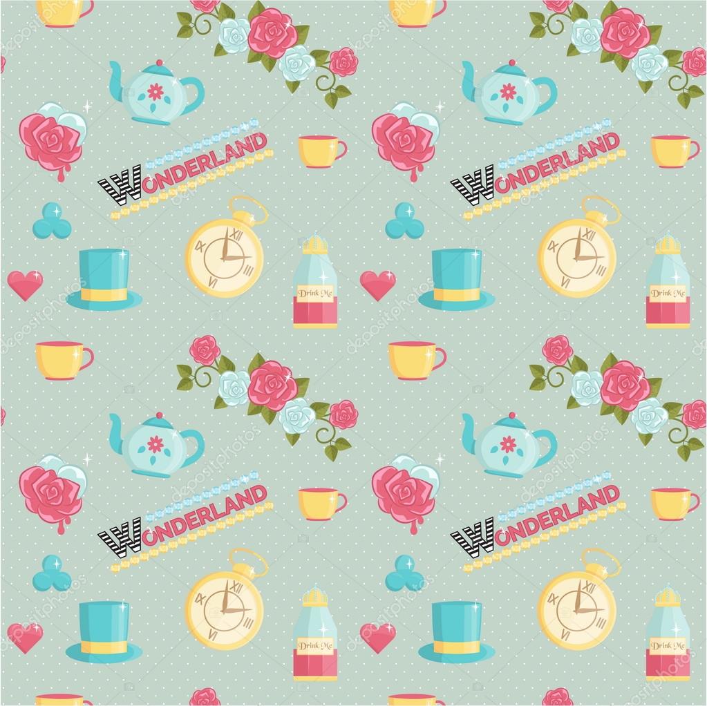 Wonderland magic dream illustrations set Stock Vector by ©Medeja 107558020