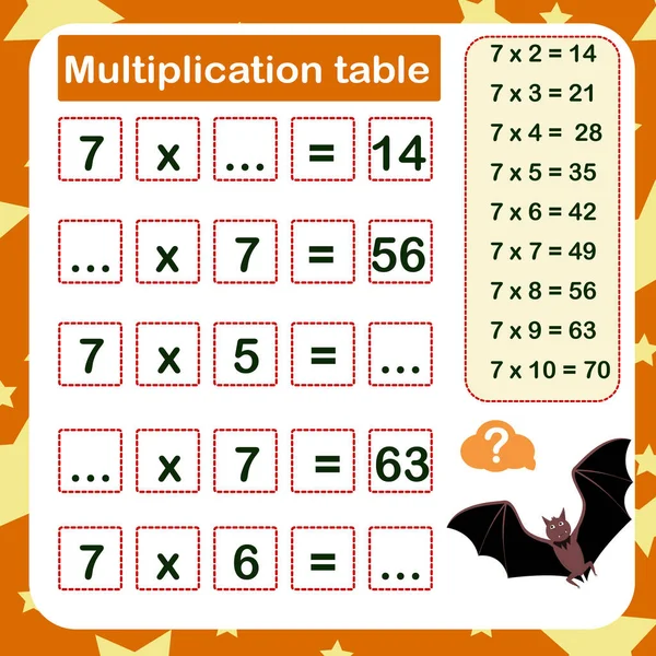 100,000 Table de multiplication Vector Images | Depositphotos