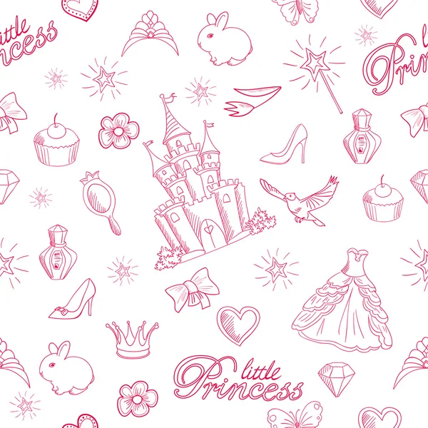 Princess pattern Stock Vectors, Royalty Free Princess pattern ...