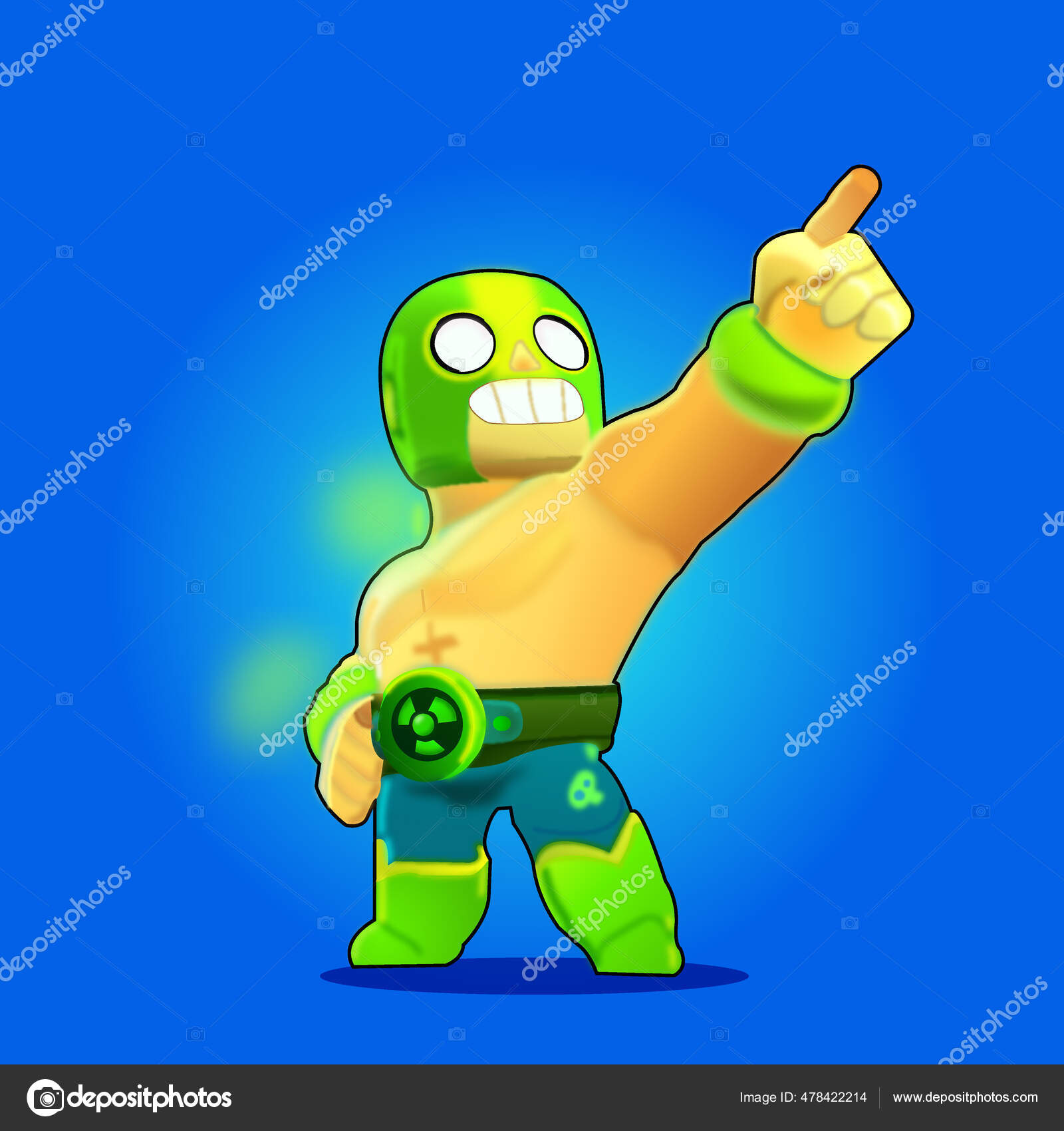 Brawl Stars Primo Illustration Stock Vector By ©yuriikatrych 478422214