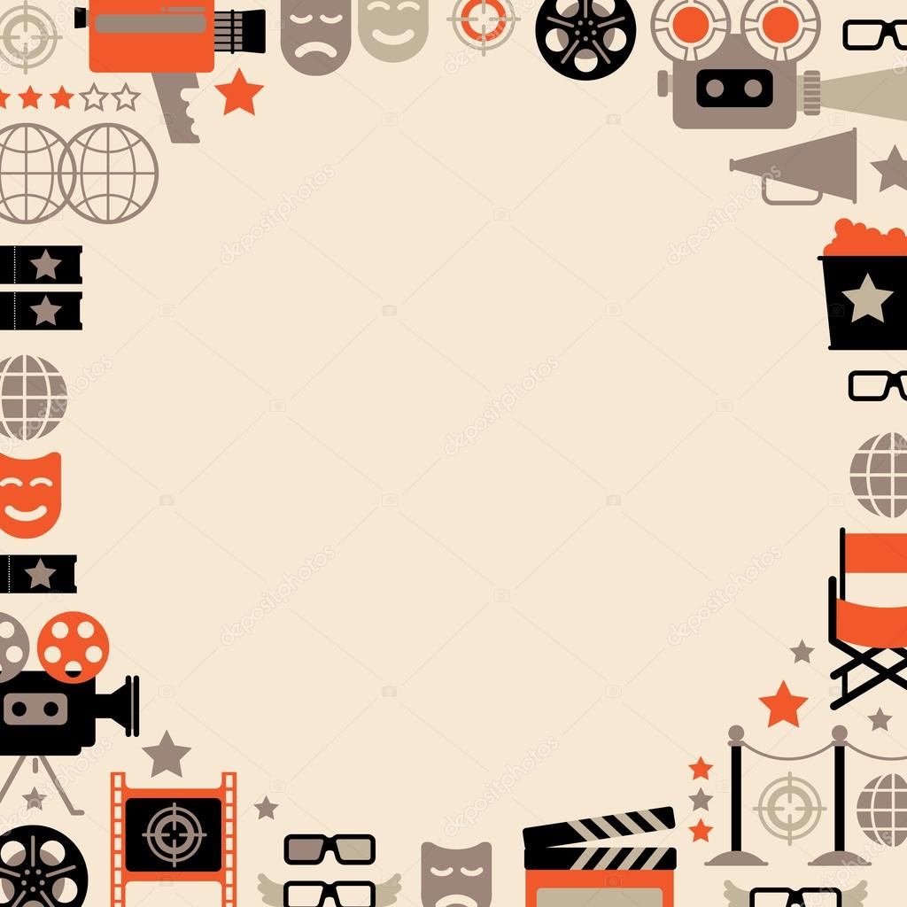 Decorative cinema template. Stock Vector by ©elapela 98662456