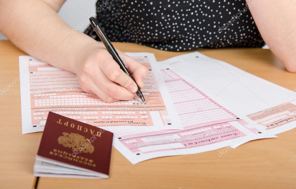 Filling exam forms Stock Photo by ©Gaika1967 107370918