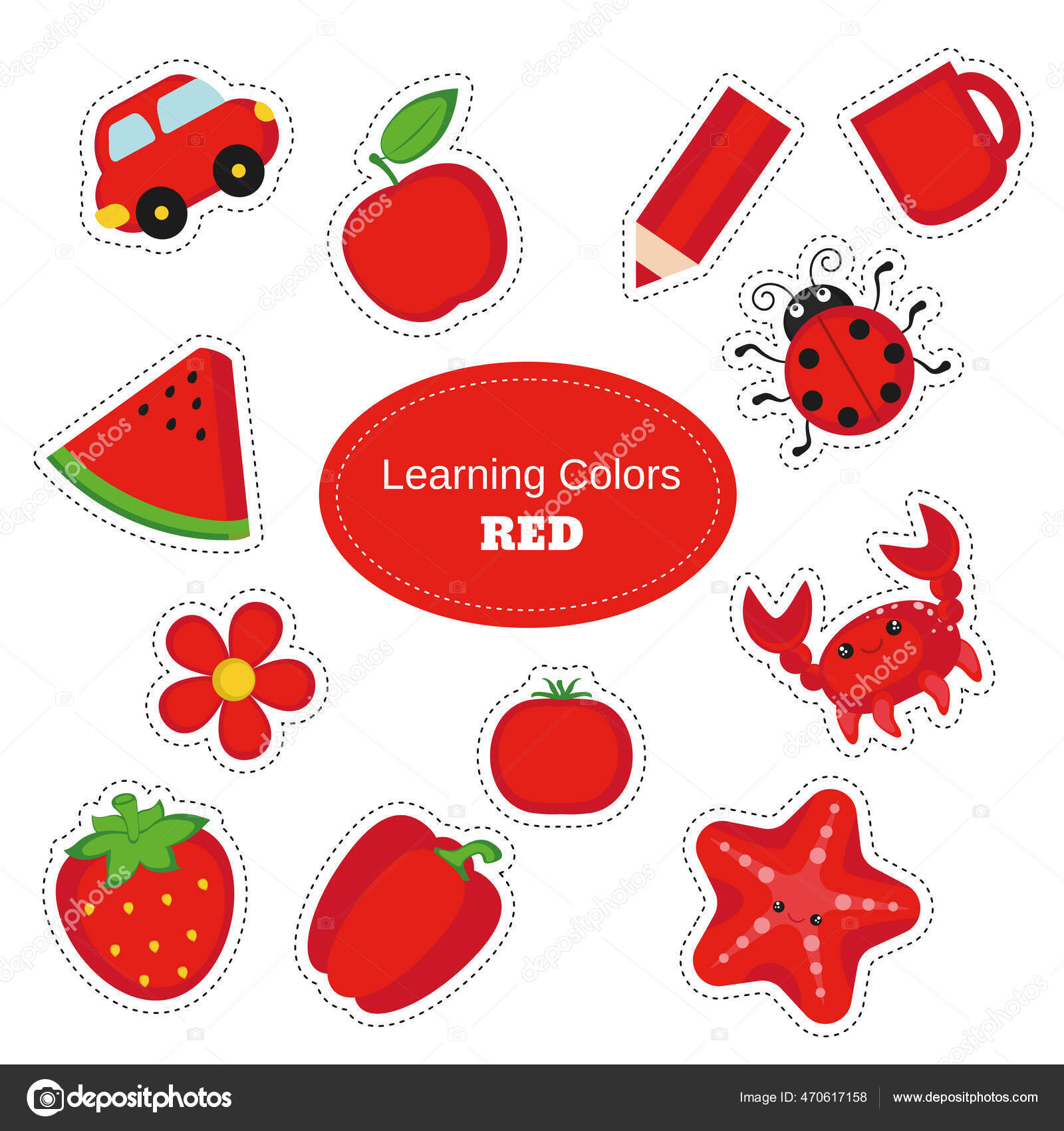 Hoja De Trabajo De Colores Primarios Colores En Inglés Para Niños: