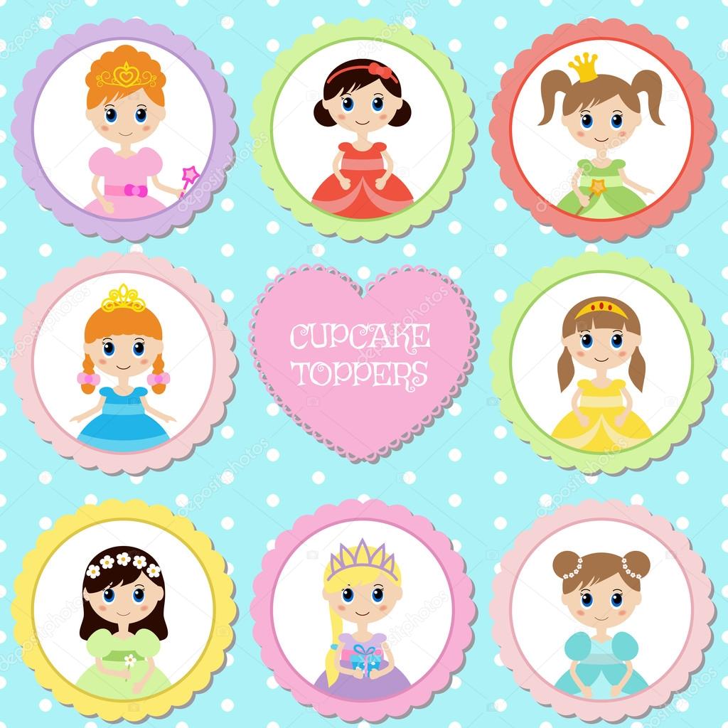 Set of tags with princess theme. Stock Vector Image by ©NinaMunha #93638520