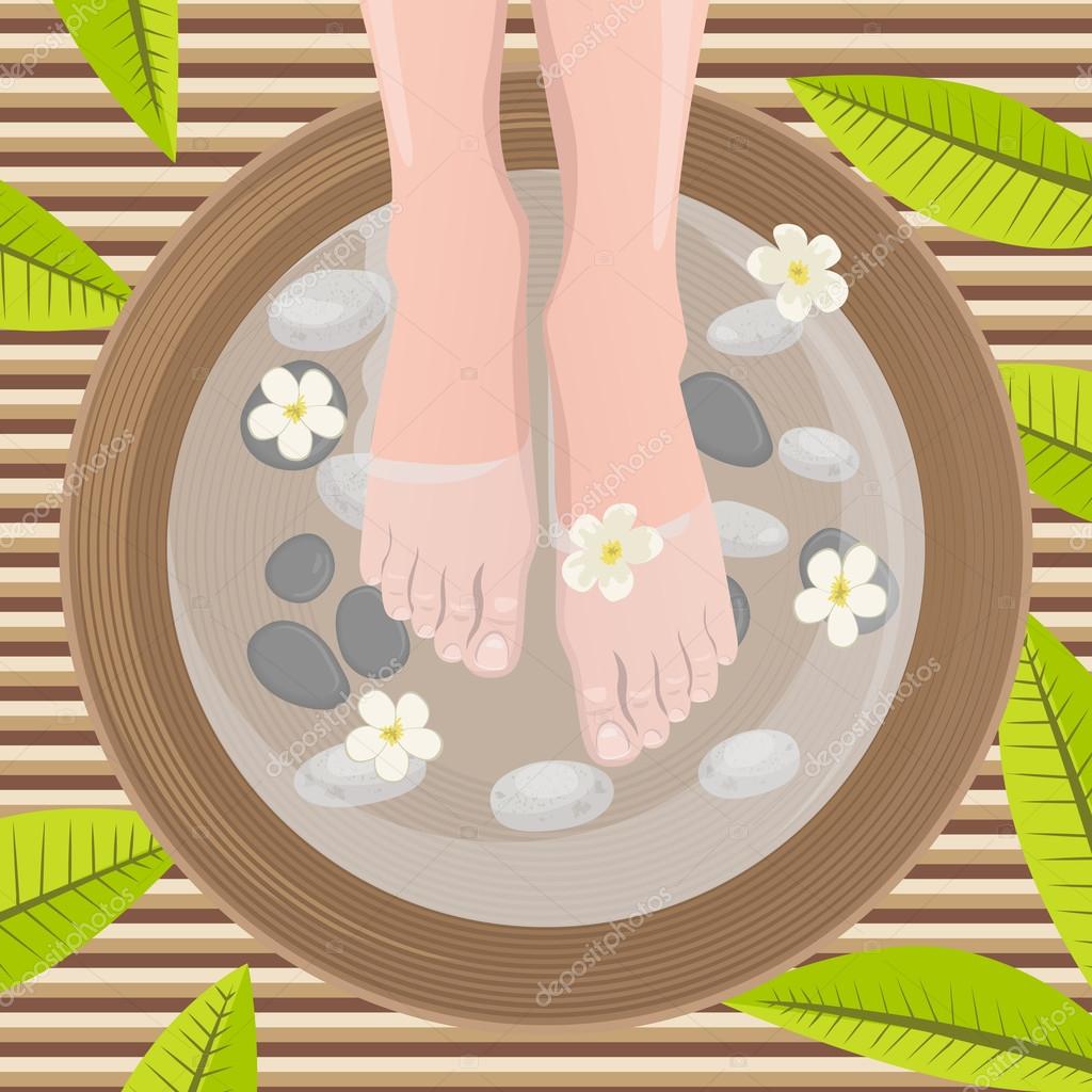 Foot Spa Clipart