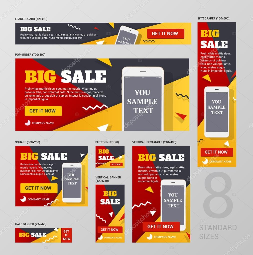 Banner with phones Stock Vector by ©fighter.francevna@gmail.com 114122608