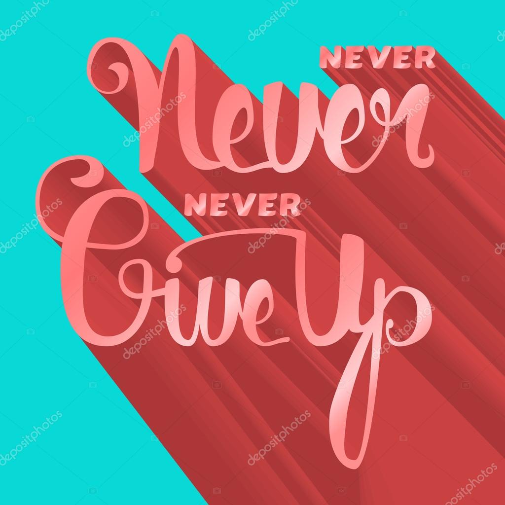 Lettering motivation poster Stock Vector by ©barsrsind 119082856