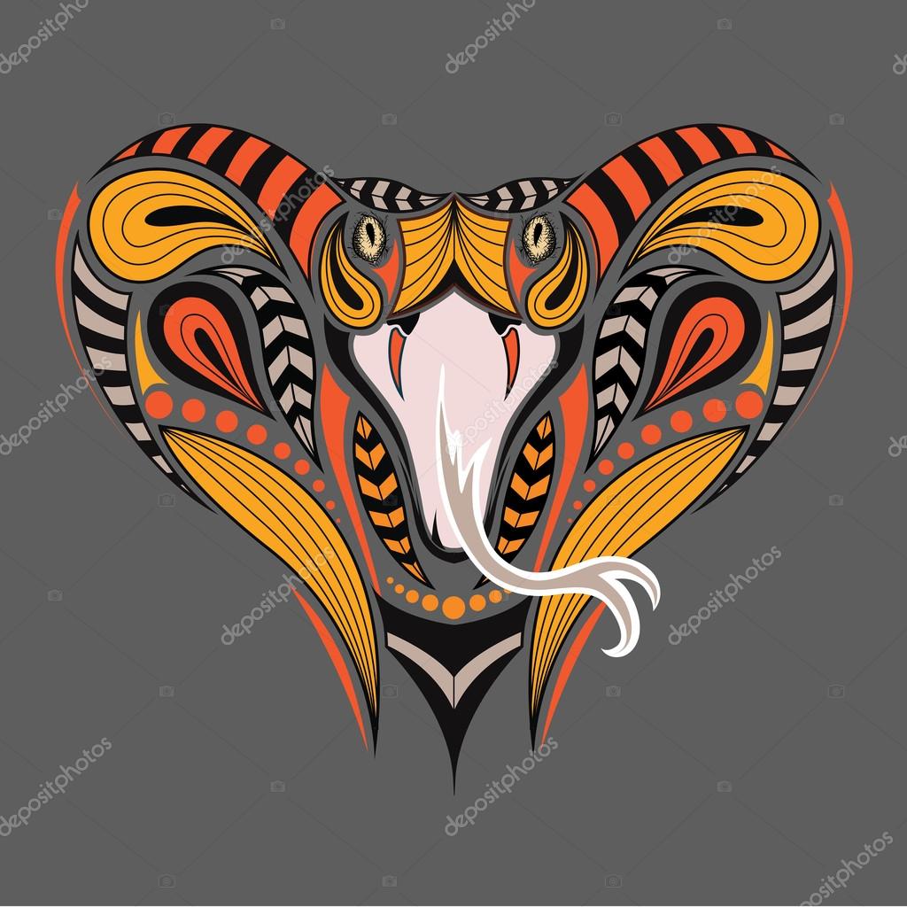 Tribal King Cobra Tattoo