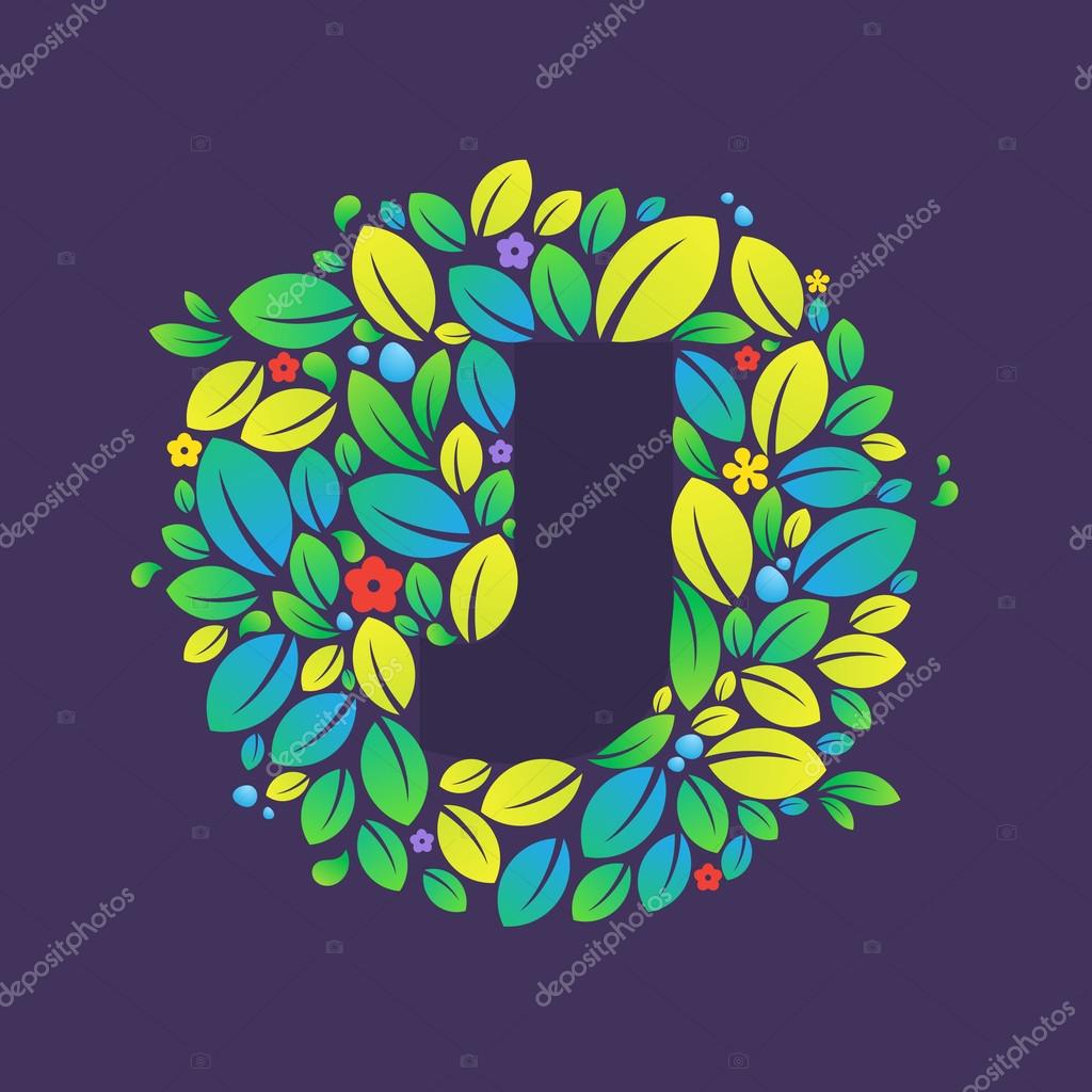 Letra J logo en círculo Vector de stock por ©kaer_dstock 102988216