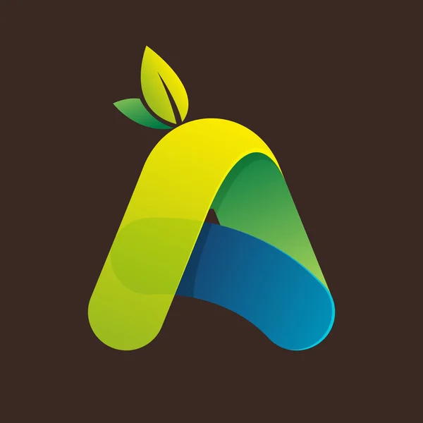 Letter A paper logo Stock Illustration by ©kaer_dstock #110847520