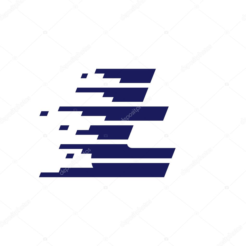 T letter logo with fast speed lines. — Stock Vector © kaer_dstock ...