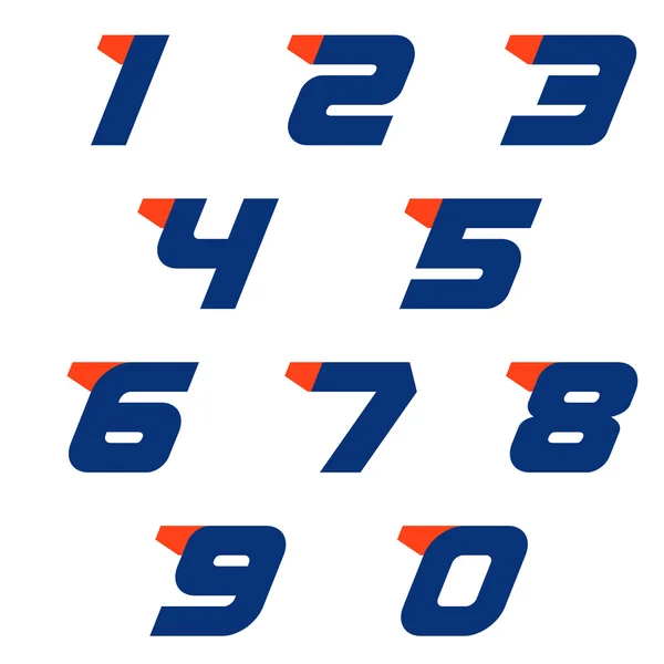 Sport numbers set logo design template. — Stock Vector © kaer_dstock ...