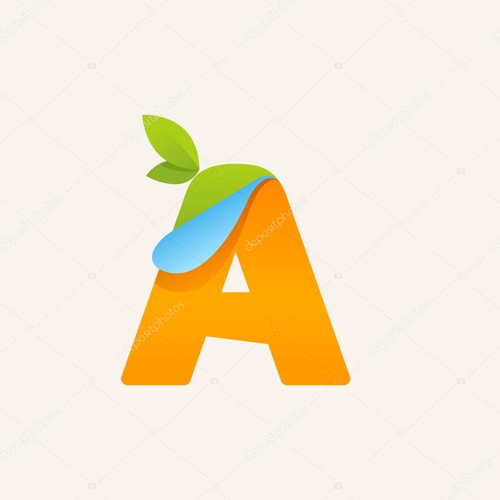 Letter A paper logo Stock Illustration by ©kaer_dstock #110847520