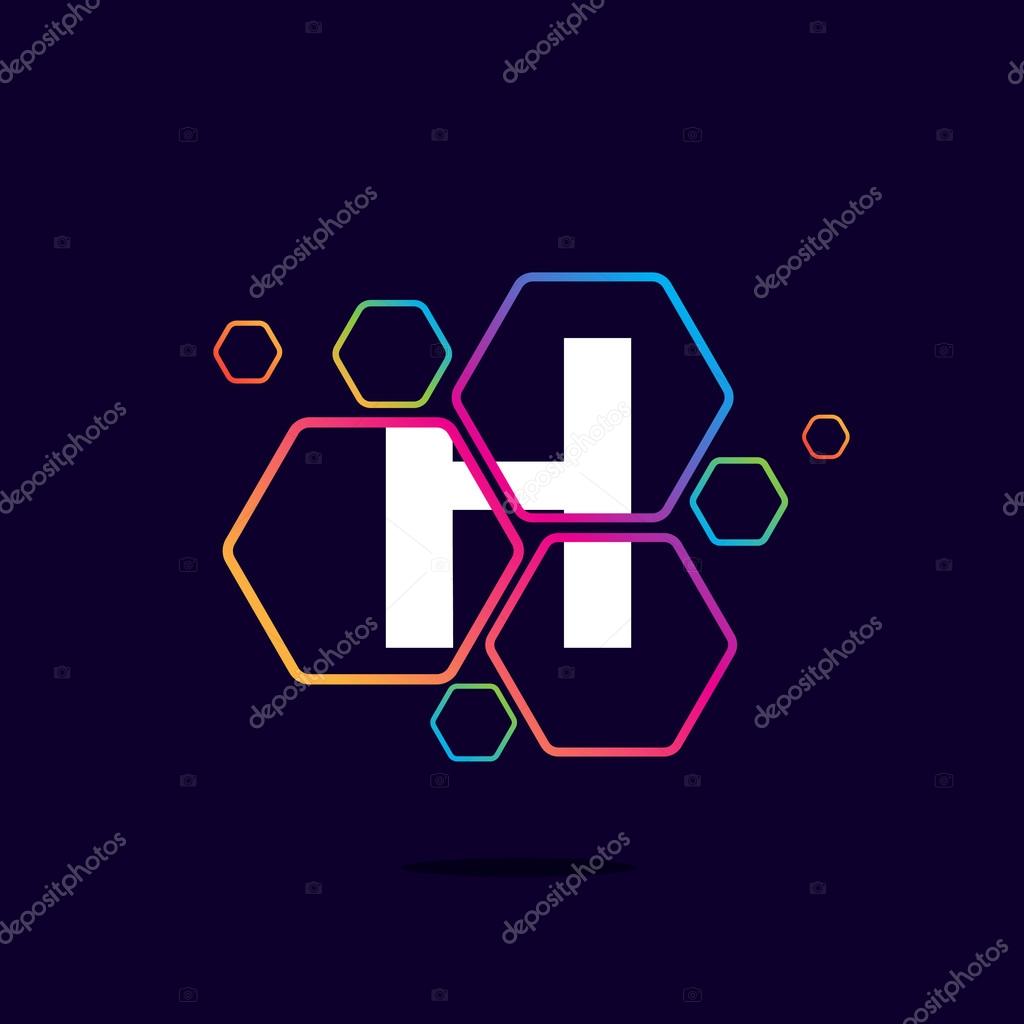 Letter H logo in Hexagon pattern. Stock Vector Image by ©kaer_dstock ...