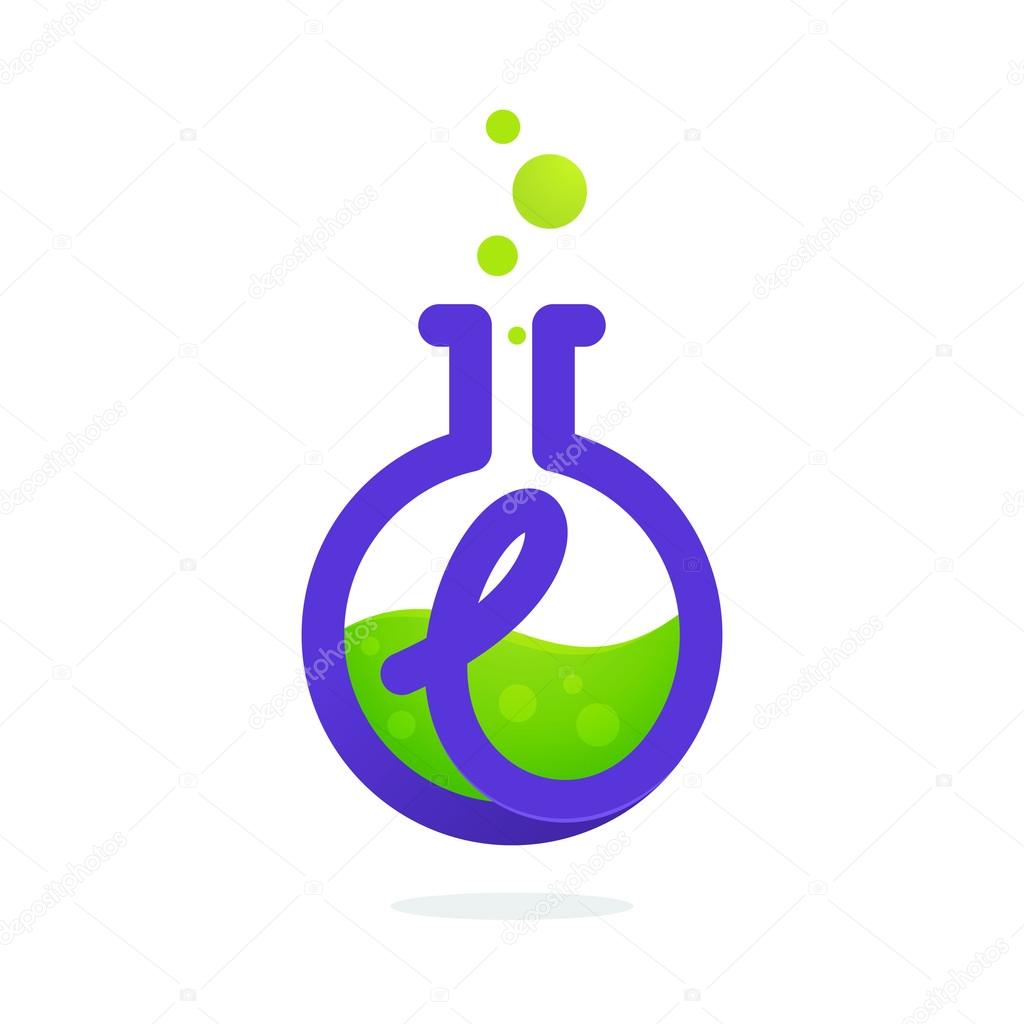 Letter L logo in laboratory beaker. Stock Vector Image by ©kaer_dstock ...
