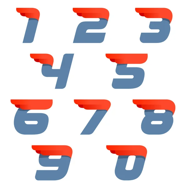 Sport numbers set logo design template. — Stock Vector © kaer_dstock ...