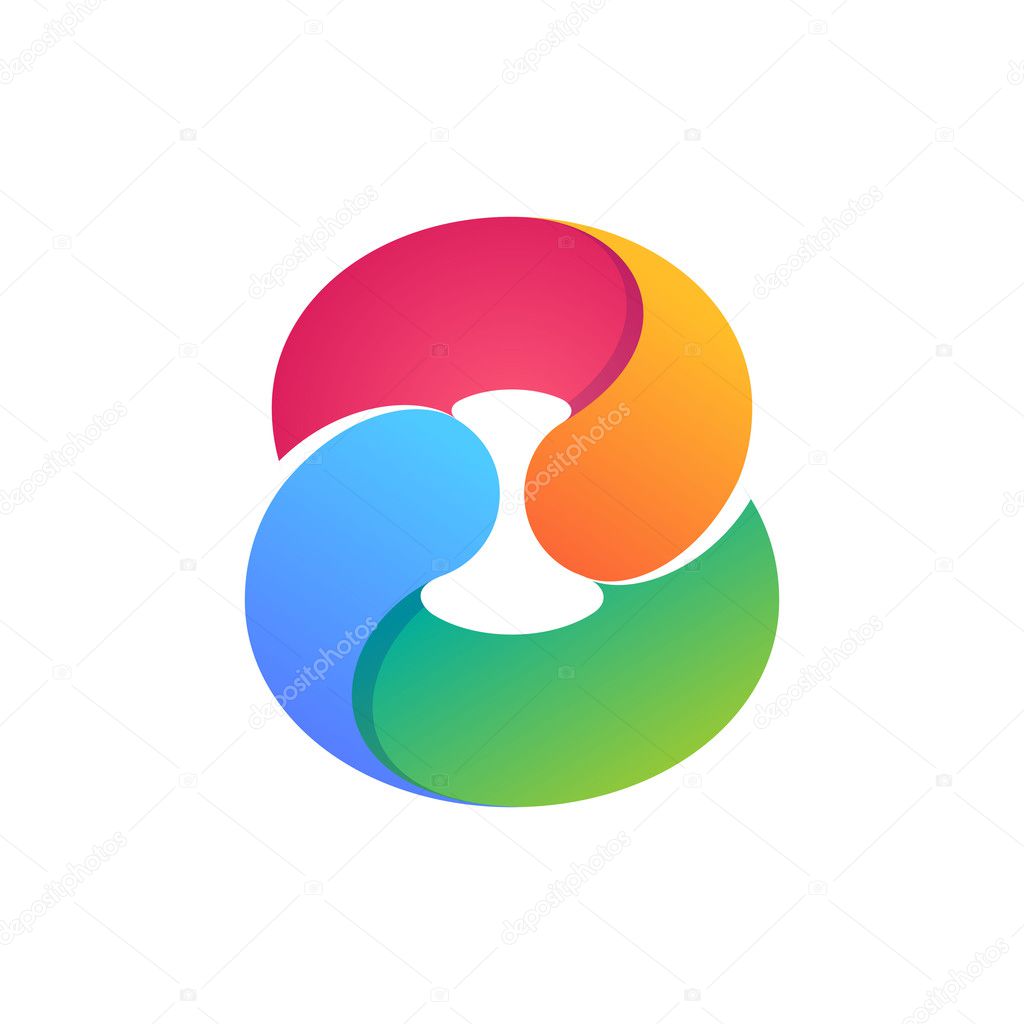 Logo número ocho Vector de stock #117208706 de ©kaer_dstock