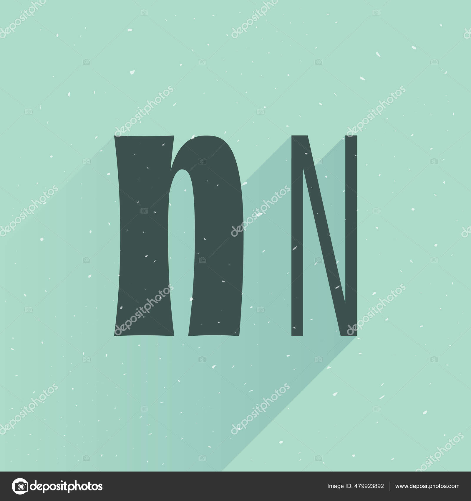 Letter Logo Your Fun Happy Design Projects Main Idea Font Stock Vector ...