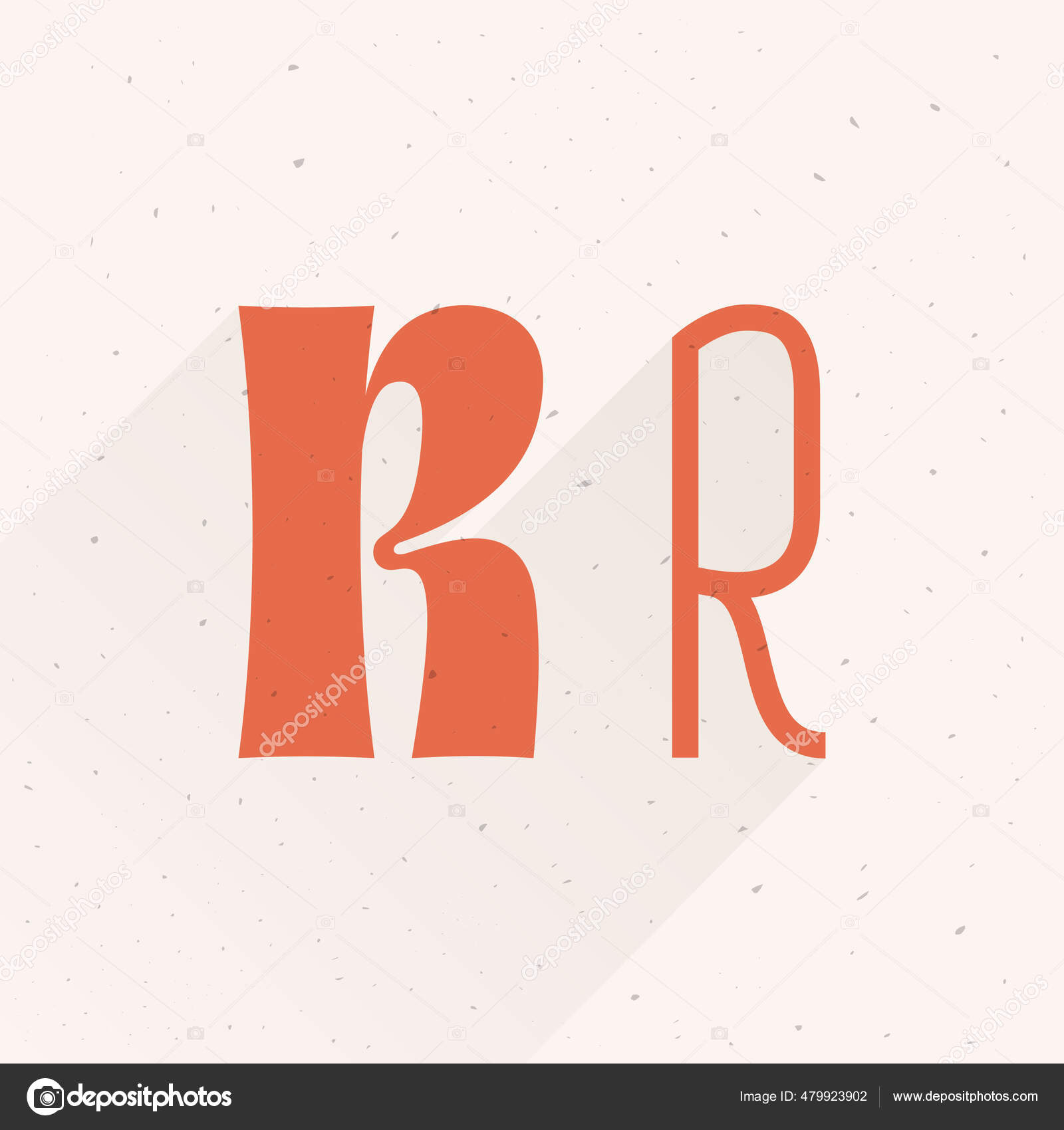 Letter Logo Your Fun Happy Design Projects Main Idea Font Stock Vector ...