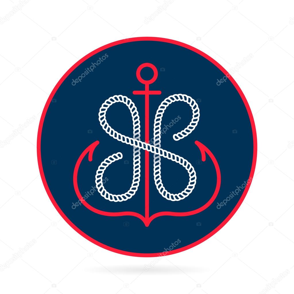 H letra con un ancla Vector de stock por ©kaer_dstock 75675935