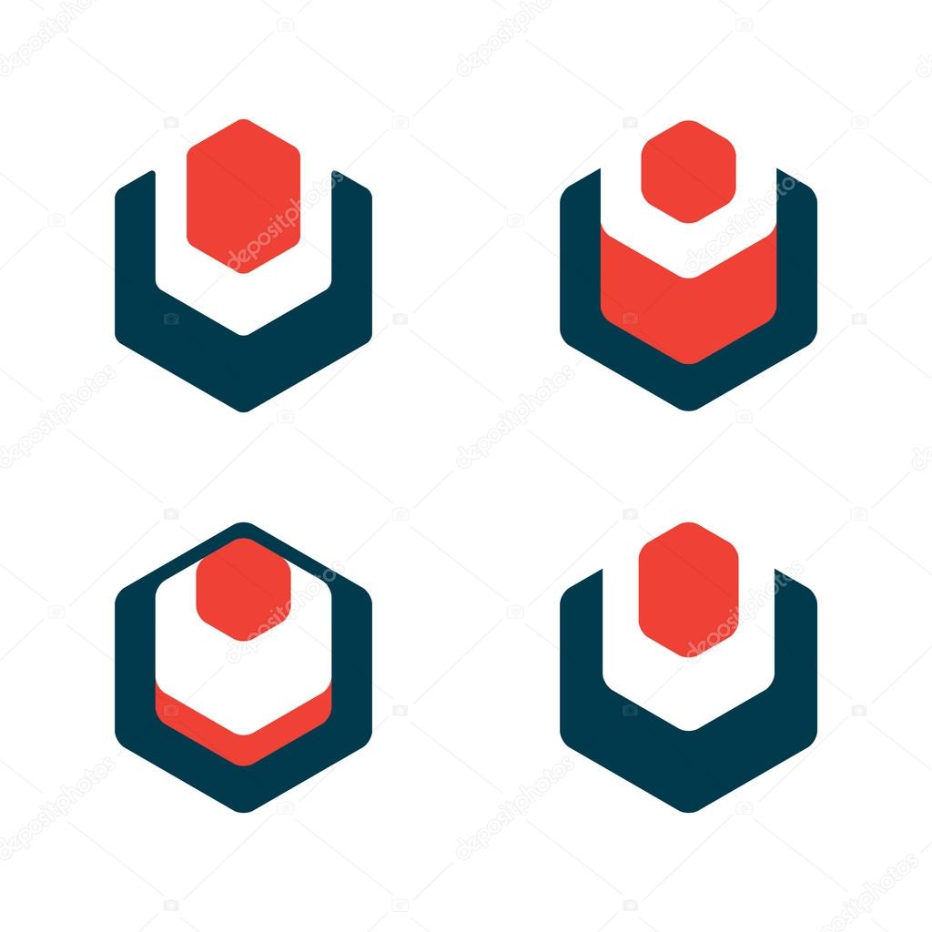 Red V letter logo set Stock Vector Image by ©kaer_dstock #75676707