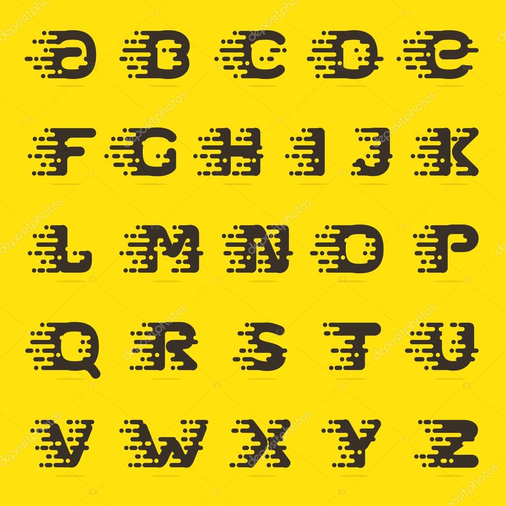 Letras del alfabeto inglés . Vector de stock por ©kaer_dstock 78526314