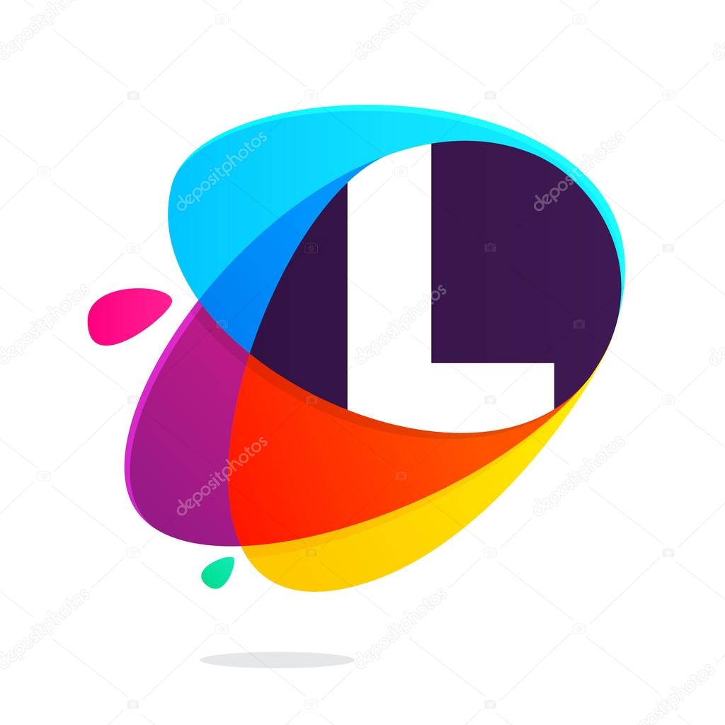L letter with ellipses intersection — Stock Vector © kaer_dstock #81781056