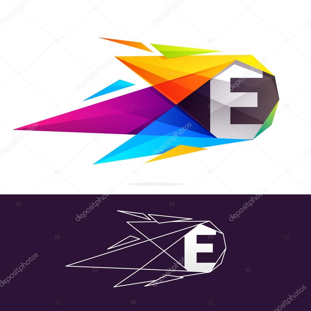 E letra logo Vector de stock por ©kaer_dstock 83752626