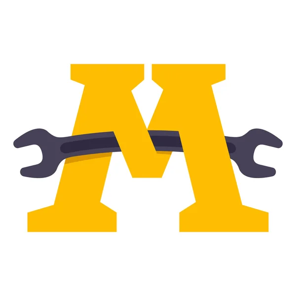 ᐈ Wrench font stock vectors, Royalty Free wrench logo illustrations ...