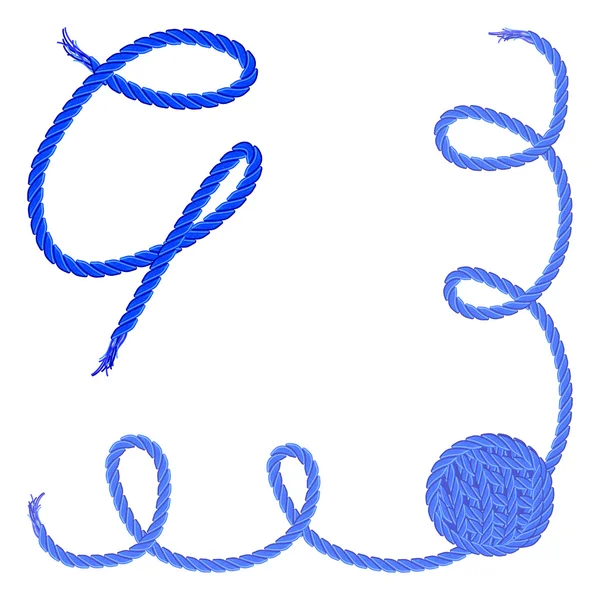 ᐈ Nautical font stock vectors, Royalty Free rope font illustrations ...