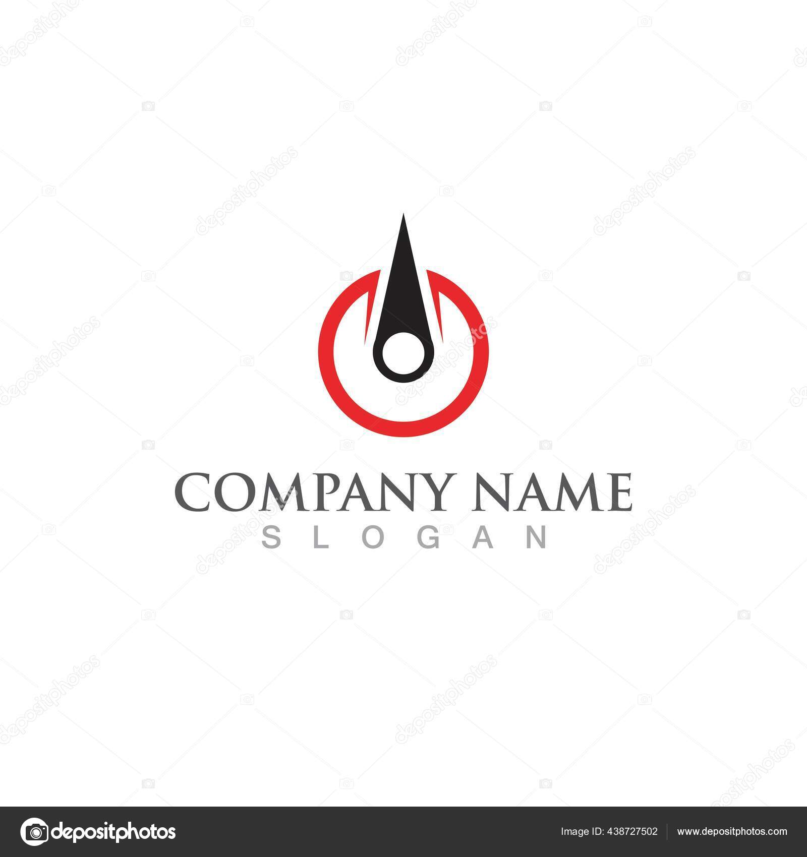 Brújula Logotipo Vector Símbolo Vector de stock por ©Hatigraphic 438727502