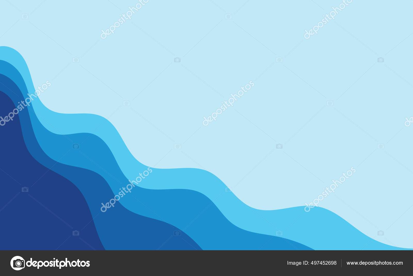 Ola Fondo Vector Fondo Pantalla Vector de stock por ©Hatigraphic 497452698