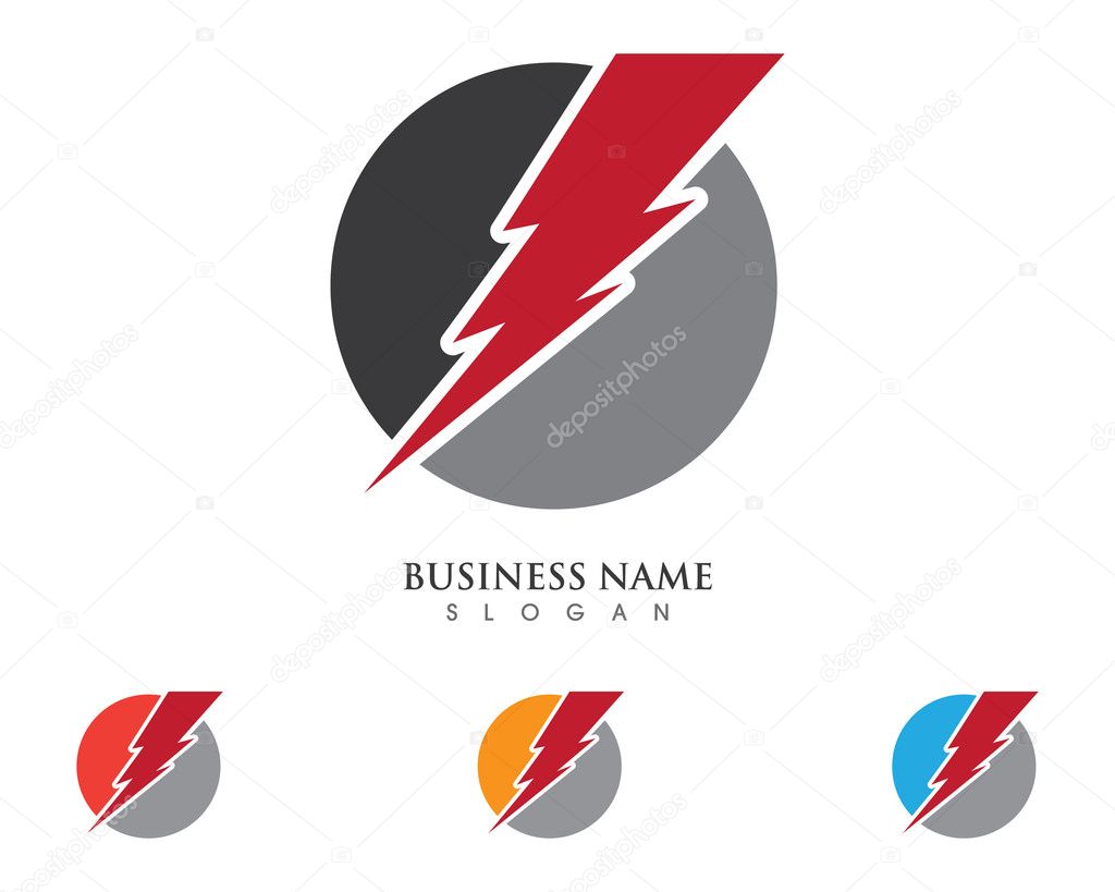 Flash logo template Stock Vector by ©Hatigraphic 83400814