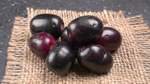Jambolan Plum Jambul Jamun Fruit Java Plums Syzygium Cumini Fruits ...