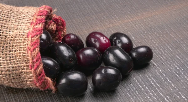 Jambolan Plum Jambul Jamun Fruit Java Plums Syzygium Cumini Fruits Stock Photo by ©rakshashelare ...