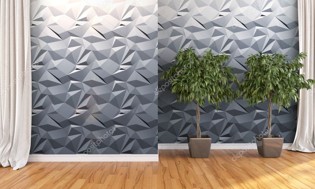 Interior luminoso vacío. Renderizado 3D — Foto de stock #103381902 ...