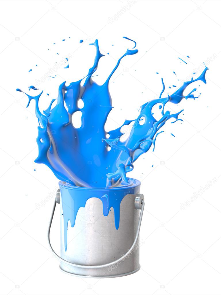 Paint Bucket Splatter