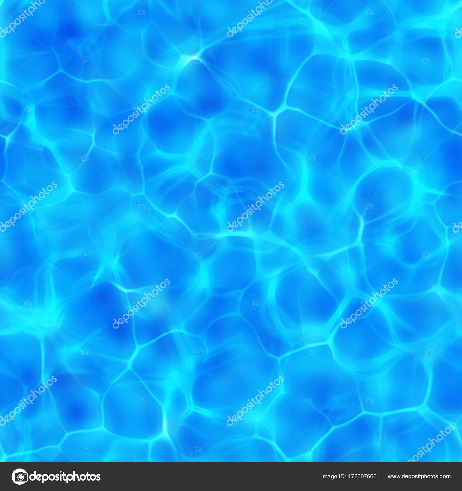 Shiny Rays Reflections Water Water Caustics Black Background Seamless ...