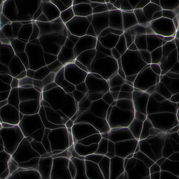 Shiny Rays Reflections Water Water Caustics Black Background Seamless ...