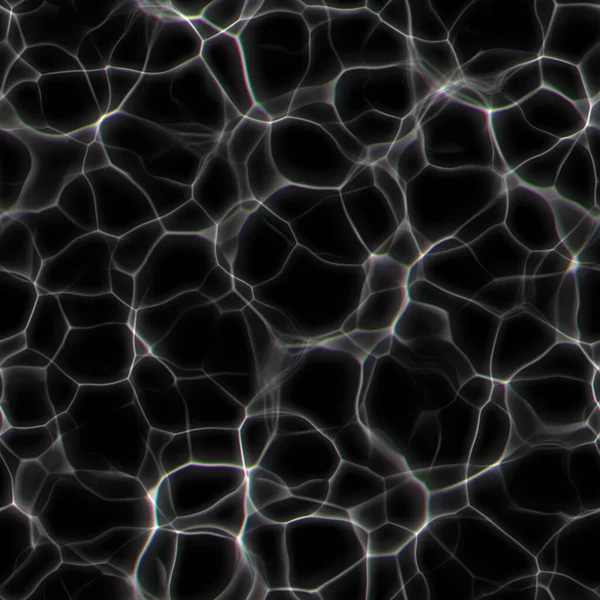 Shiny Rays Reflections Water Water Caustics Black Background Seamless ...