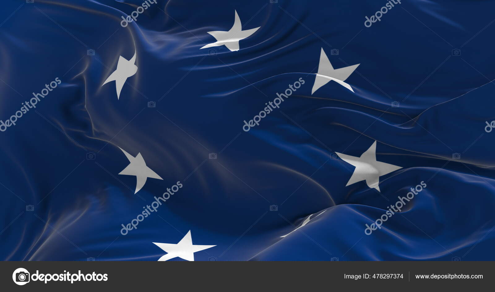 Flag Naval Jack Confederate States America Waving Wind Patriotic ...