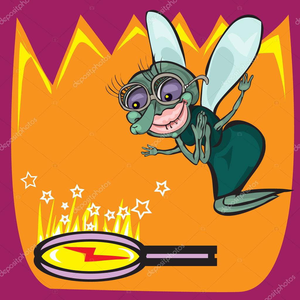 Lindo pequeño insecto mosca de dibujos animados 2023 Lindo pequeño insecto mosca de dibujos animados 2023