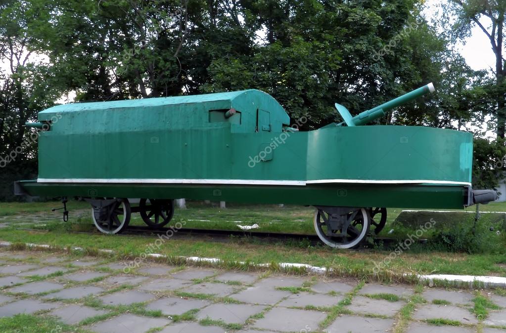 Armored train during the civil war in the Soviet Union — Stock Photo ...