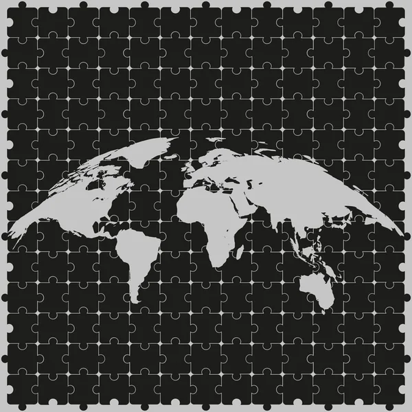 World map puzzle — Stock Vector © fixer00 #10199664