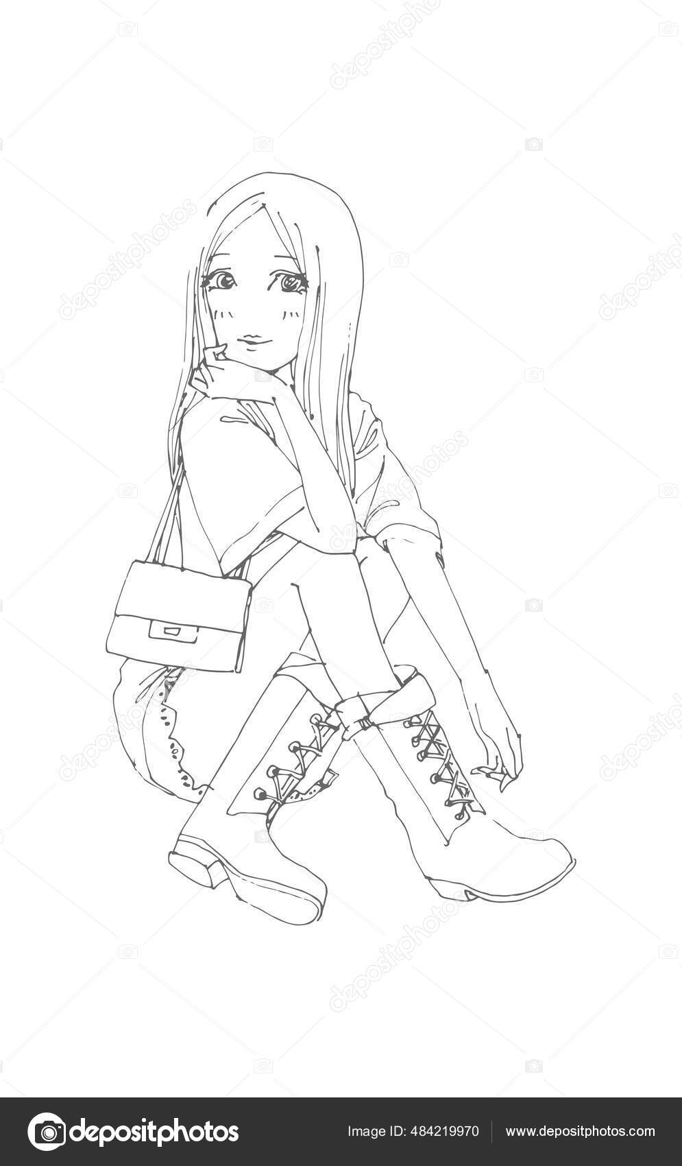 Emo Girl Drawings Full Body