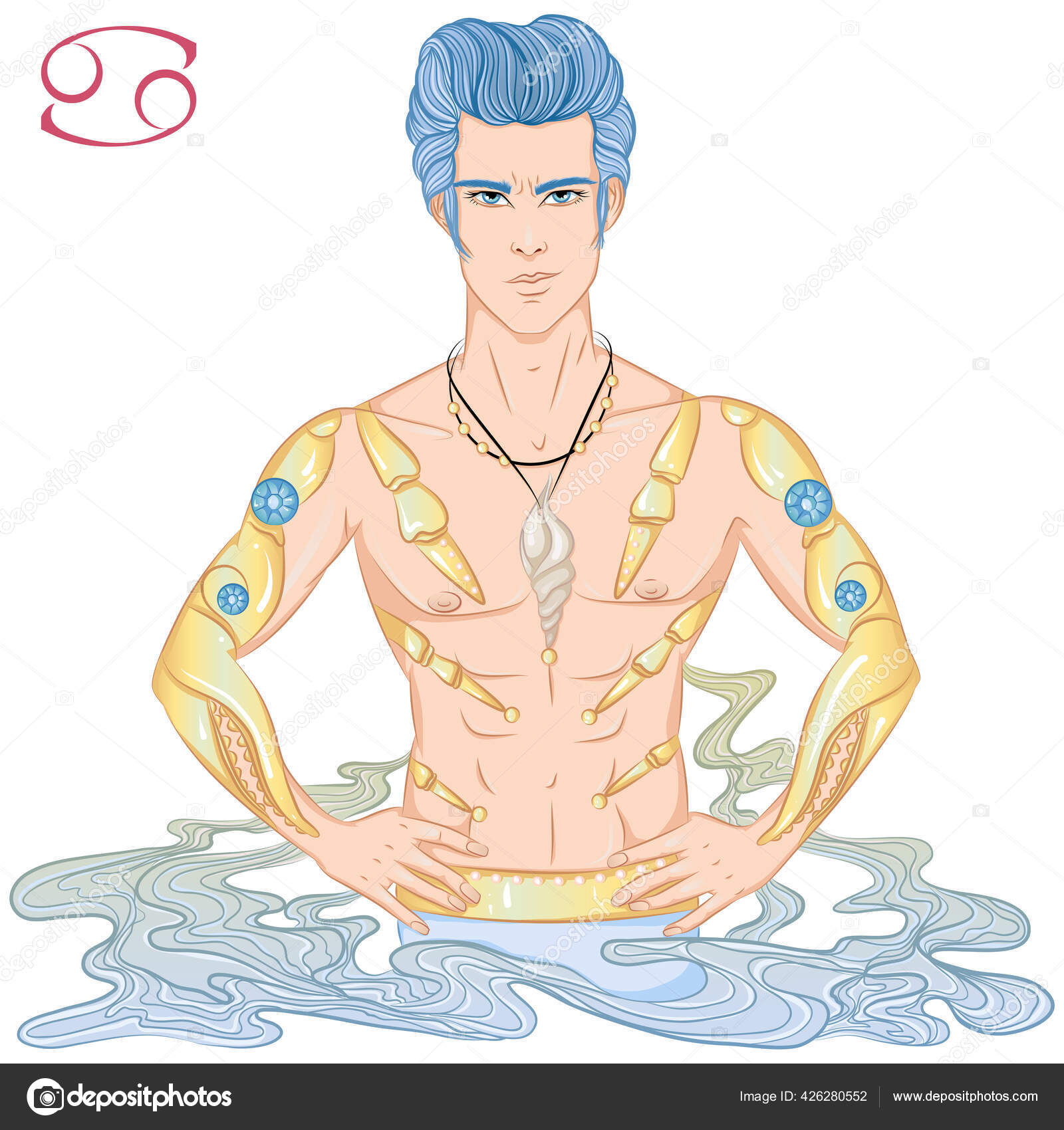 Astrological sign of Cancer Stock Vector Image by ©ennona #426280552