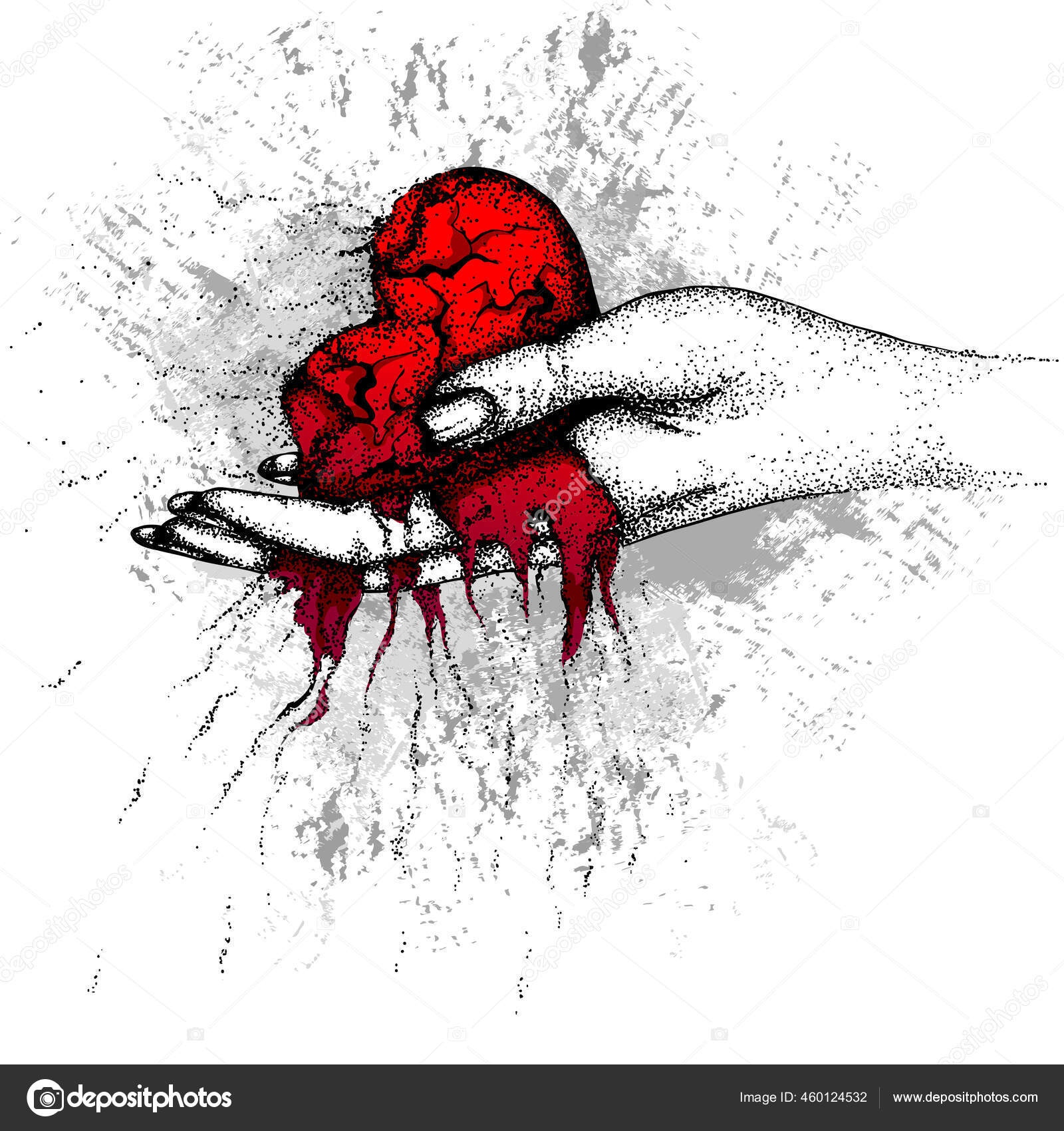 Heart in hand Stock Vector by ©ennona 460124532