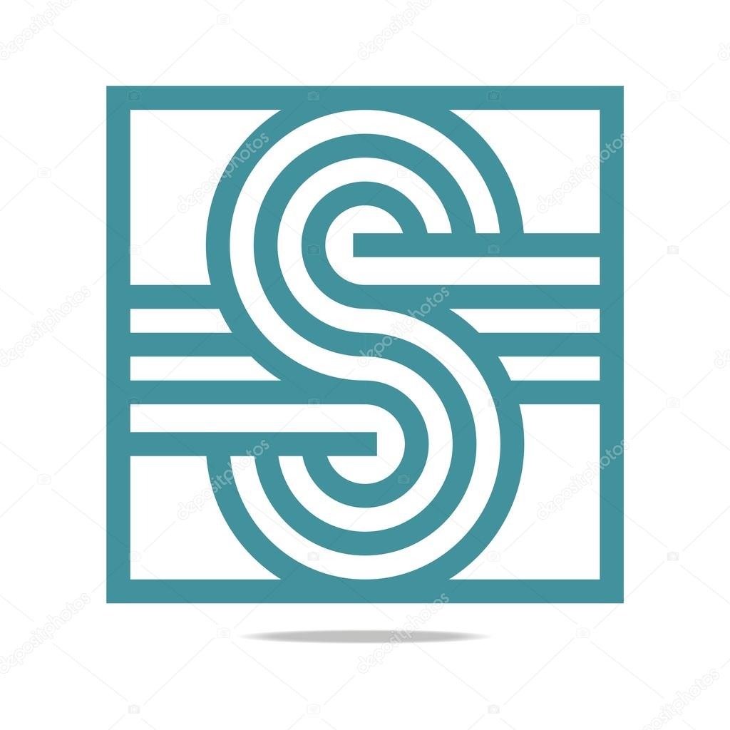 Logo Abstract Letter S Infinity Corporation Concept Design Vector Stock ...
